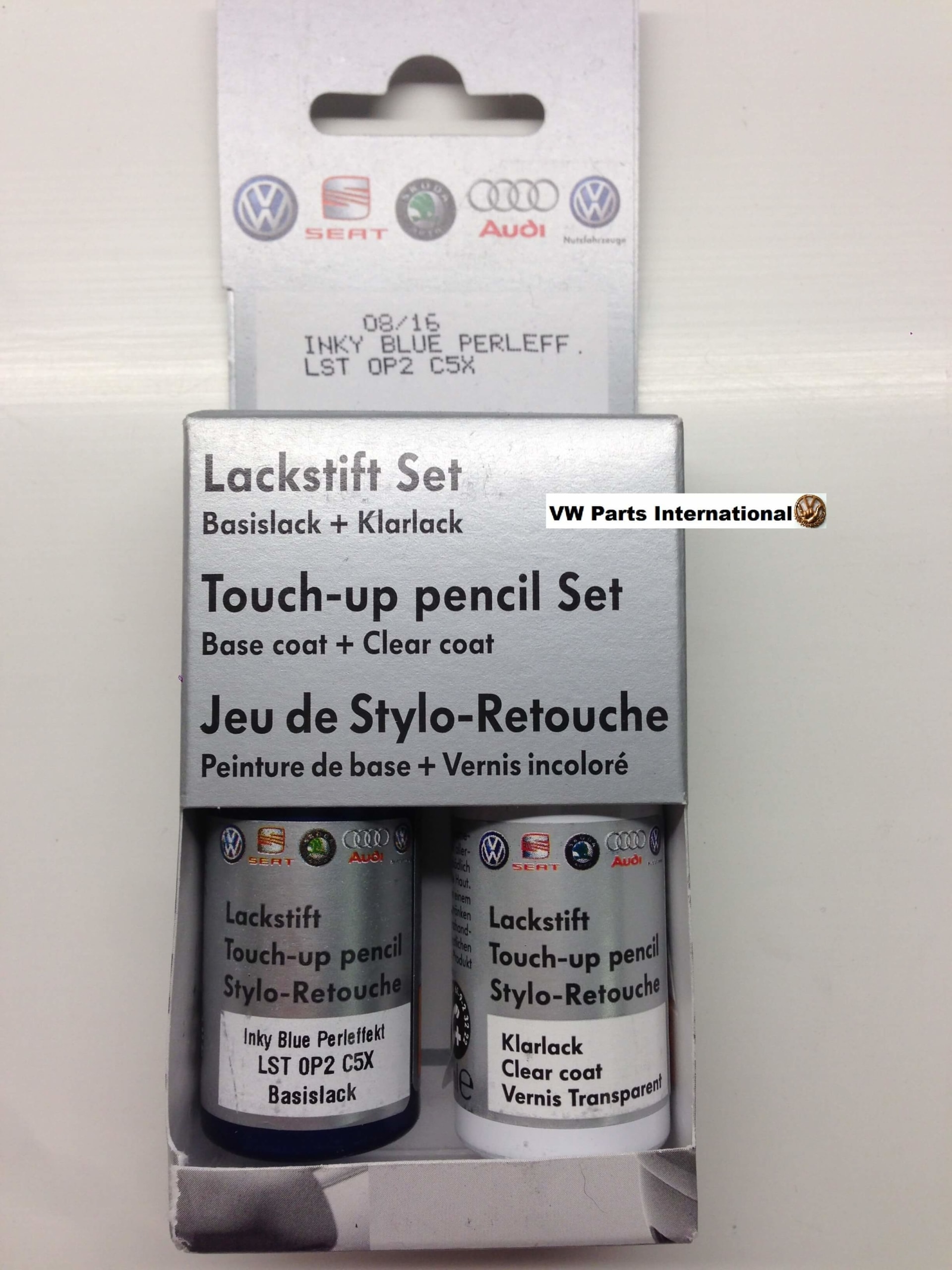 Inky Blue LC5X Genuine VW Touch Up Paint Audi Seat Skoda Scratch Chip ...