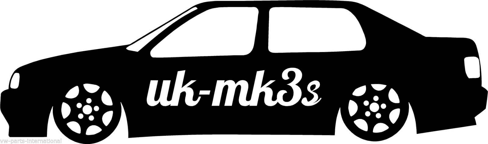 VW Vento MK3 VR6 GTI UKMK3s Vento Style Decal Sticker - VW Parts ...