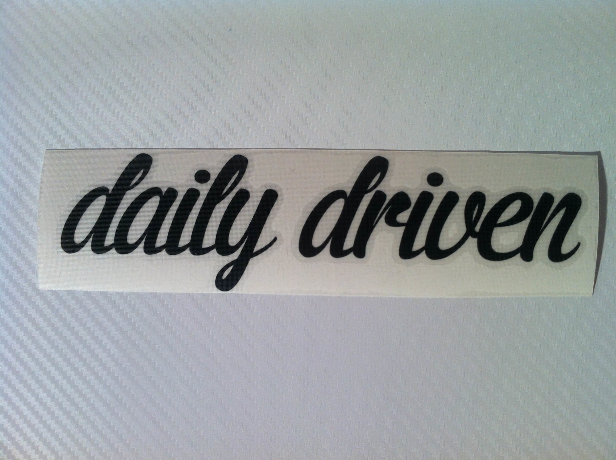 Daily Driven Decal Scene Graphic Sticker for VW Audi Seat Skoda Owners ...