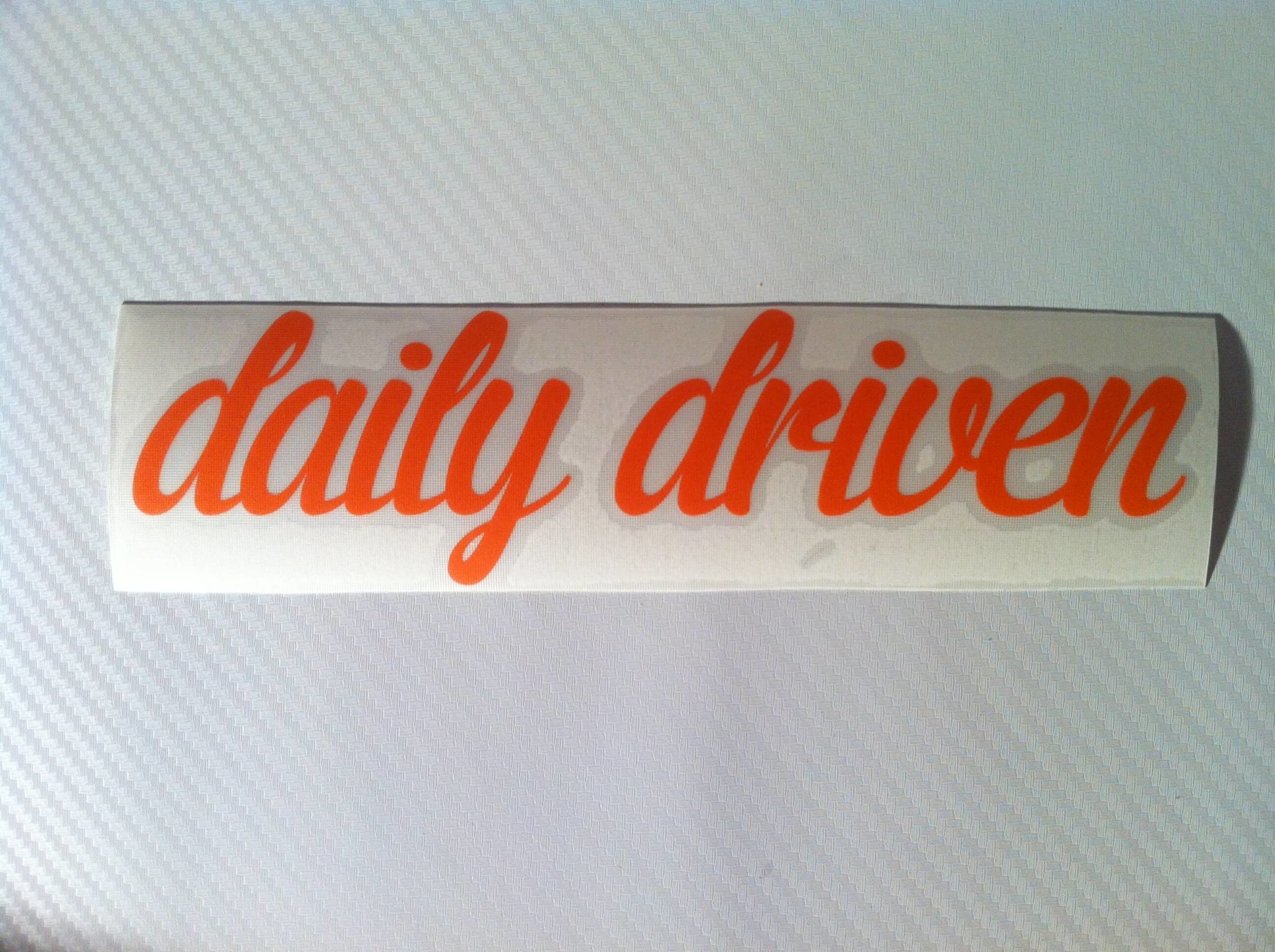 Daily Driven Decal Scene Graphic Sticker for VW Audi Seat Skoda Owners ...