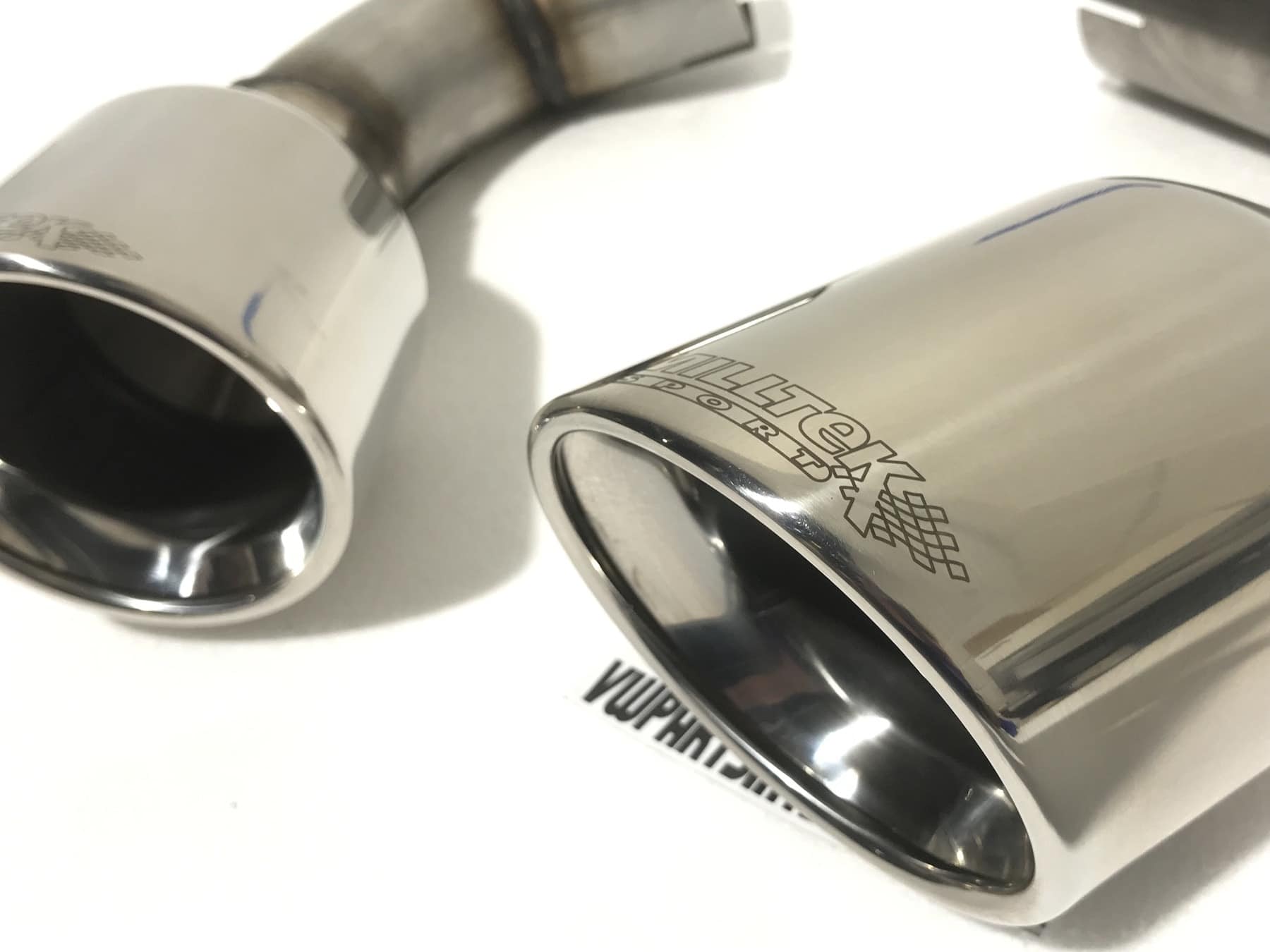 VW Golf MK4 R32 Milltek Sport Exhaust Cat Back Jet100 Tips Tail Pipes ...