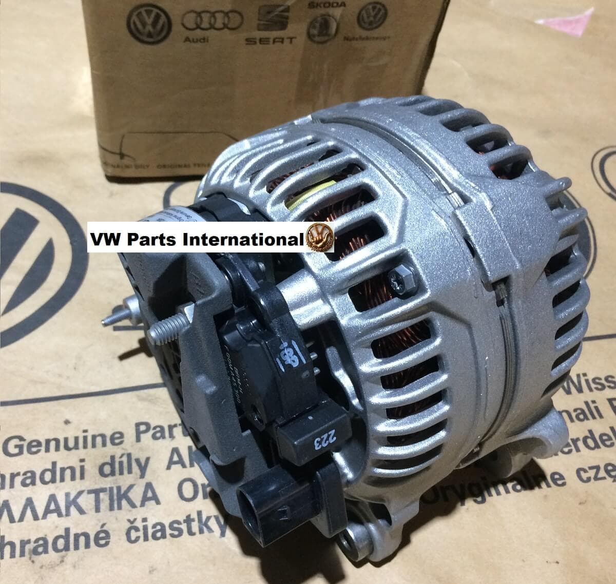VW Audi Seat Skoda R S3 RS6 RS7 VRs Cupra Alternator Genuine New OEM VW ...