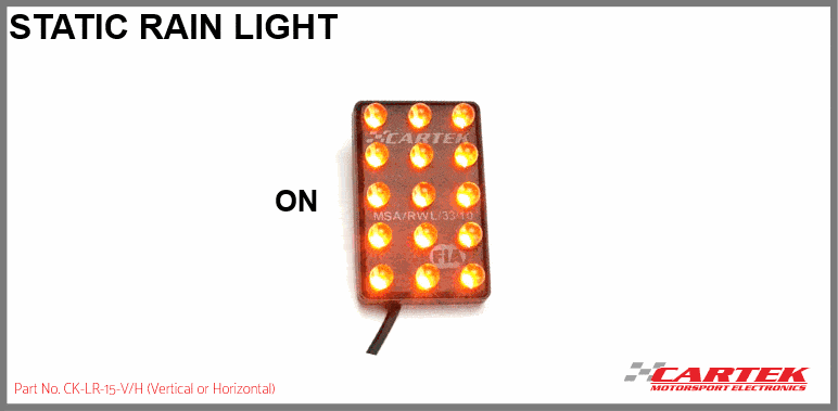 CARTEK Motorsport Rain Light FIA Vertical R R32 VR6 S3 RS3 TT RS Turbo ...