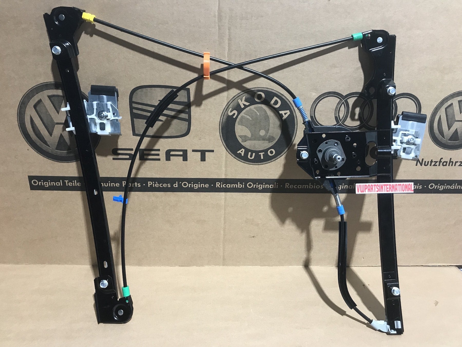 VW Golf MK3 Vento Left Manual Window Winder Regulator Mechanism New ...