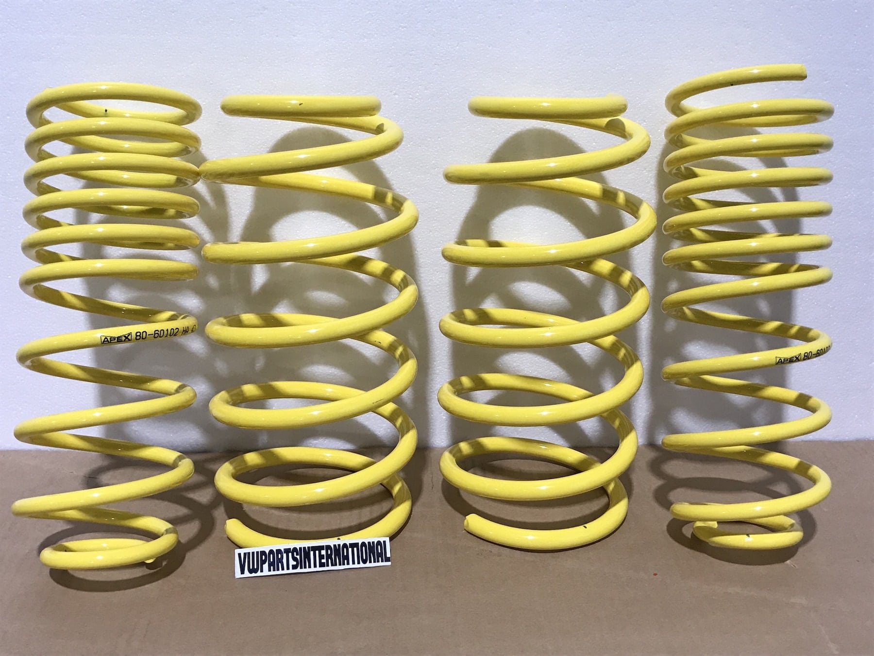 VW UP Seat Mii Skoda Citigo APEX Suspension Lowering Springs Kit 40mm ...