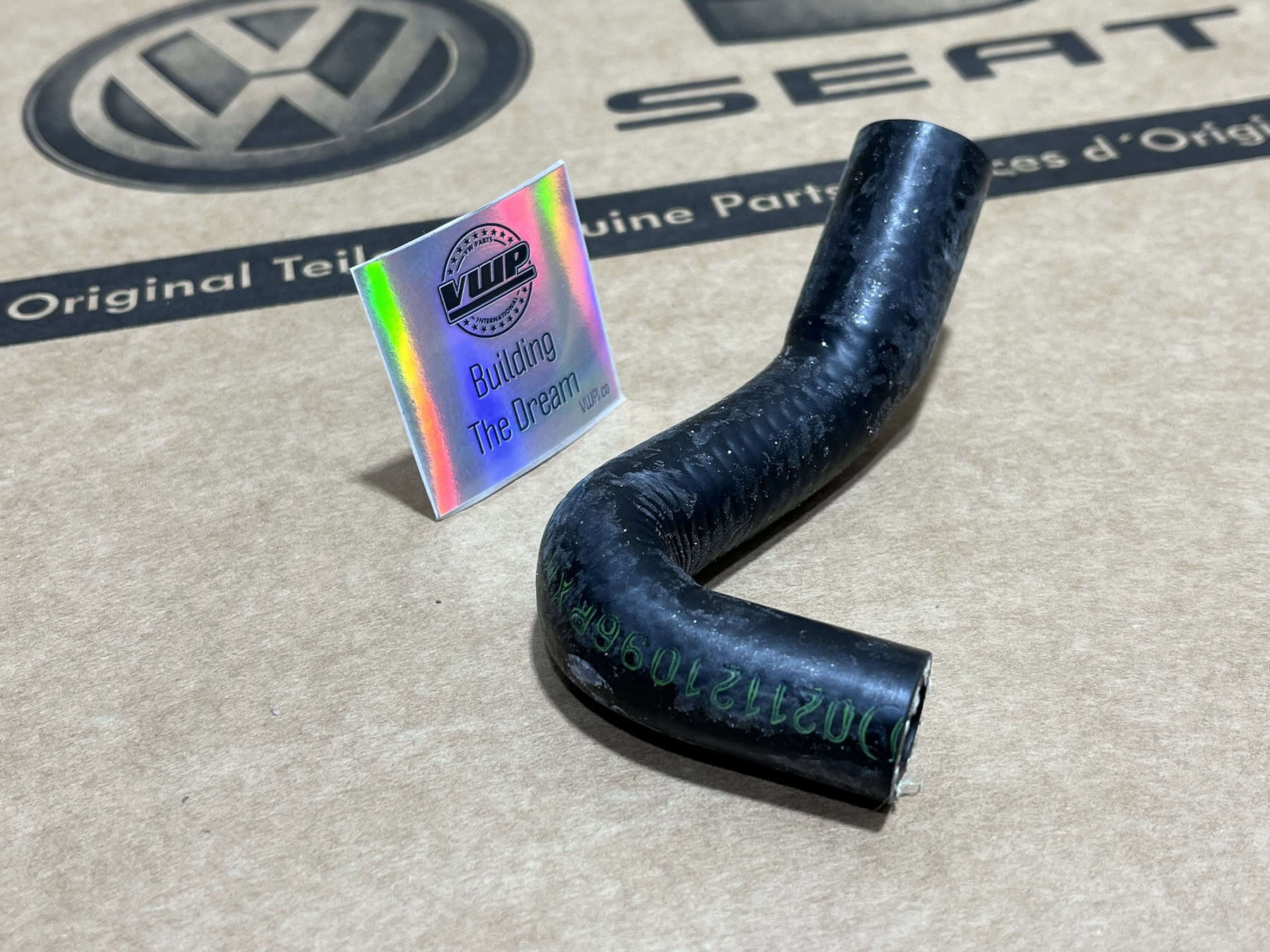 VW Golf MK3 VR6 Coolant Hose Oil Cooler to Engine Block New Genuine OEM ...