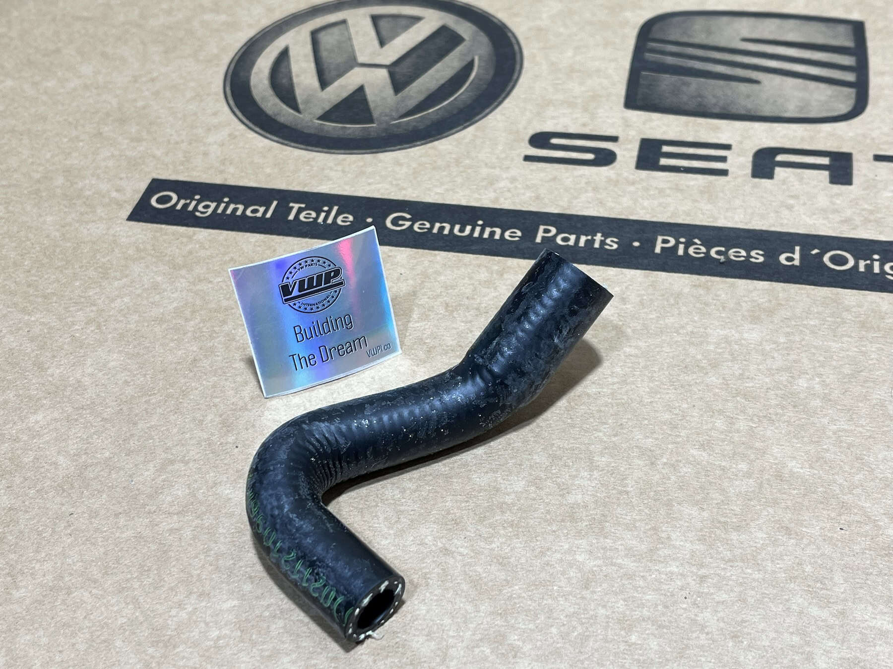 VW Golf MK3 VR6 Coolant Hose Oil Cooler to Engine Block New Genuine OEM ...