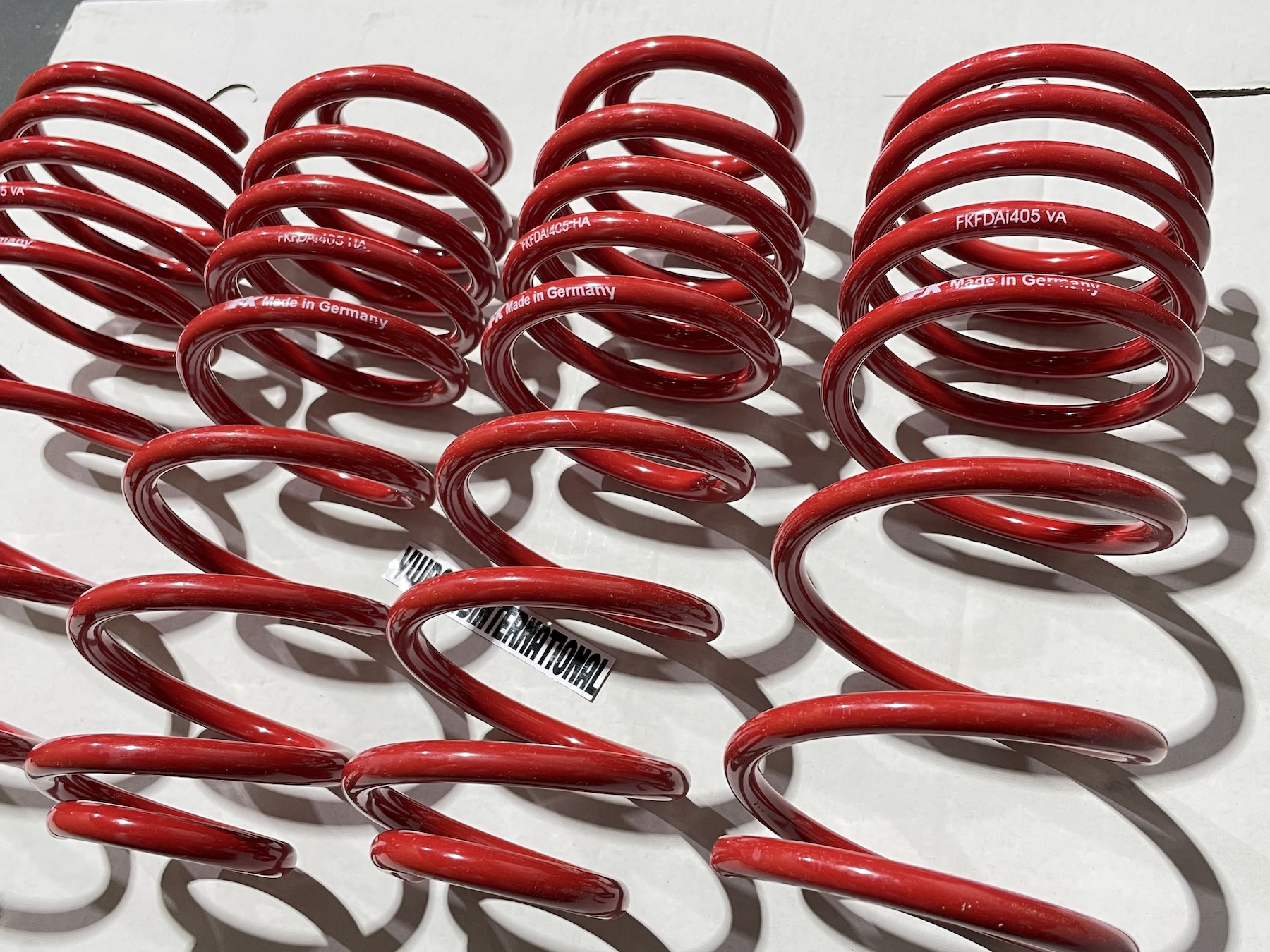 Audi A3 8V Lowering Springs Suspension Lowers Front 40mm Rear 45mm - VW ...