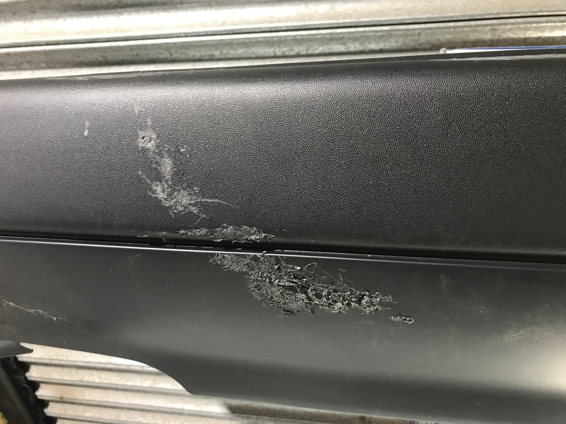 VW Golf MK2 Rear Big Bumper Brand New with Transit Damage needs repair ...