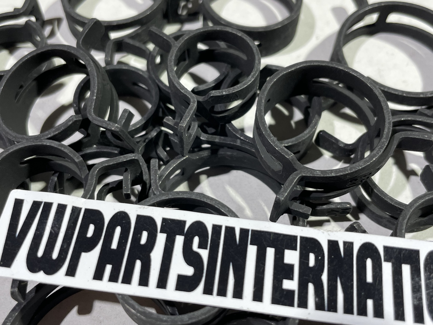 Coolant Hose Clips Clamps Full Set Stealth Black OE Style for VW Golf ...