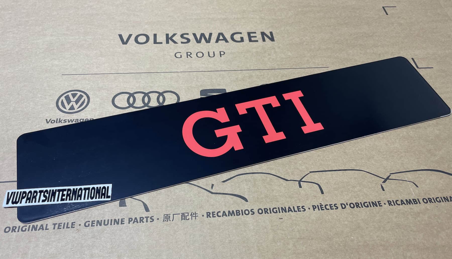 Volkswagen GTI Show License Plate Number Plate Enthusiasts Owners Shows ...