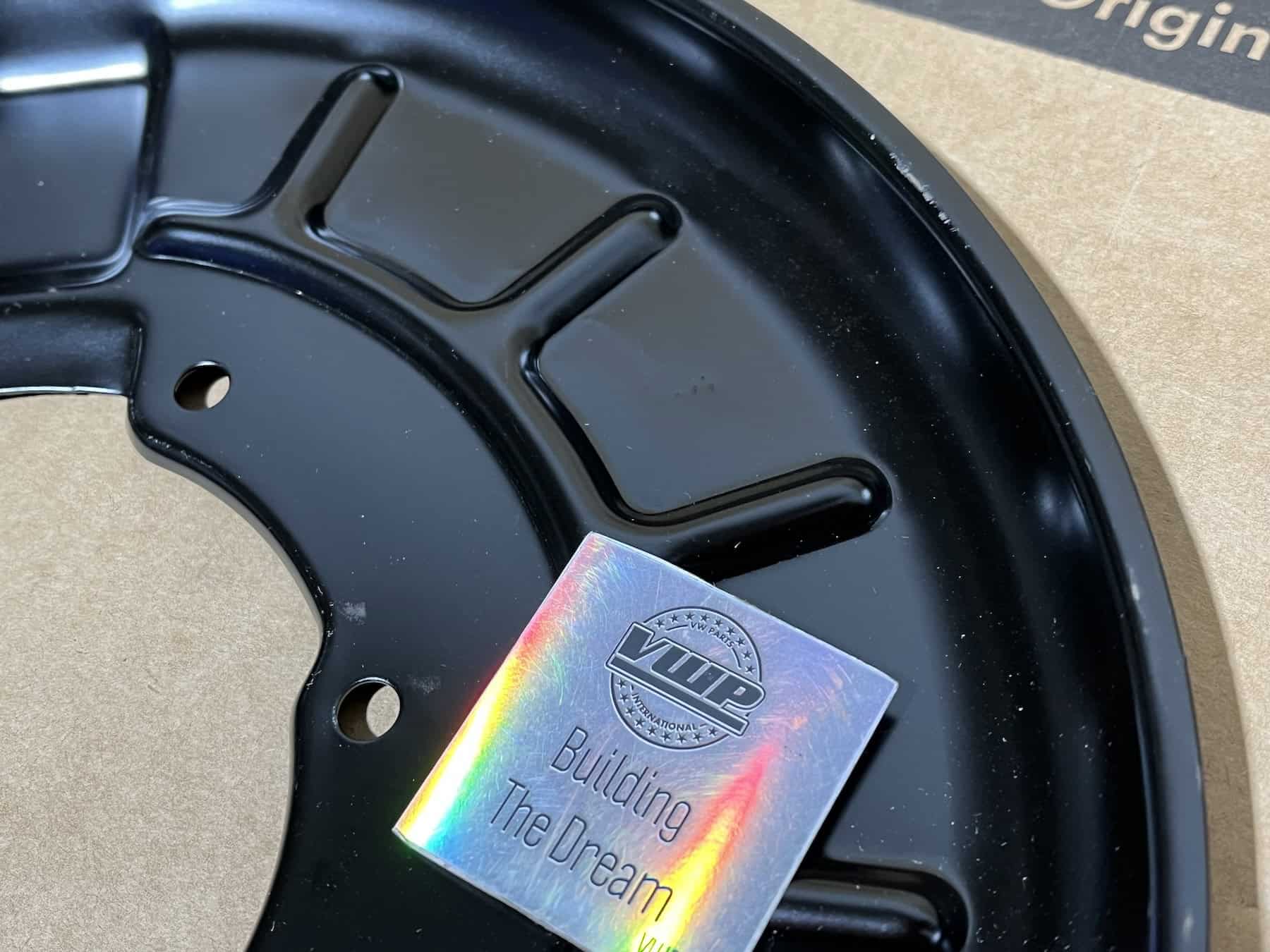 VW Golf MK3 MK2 Vento Jetta Polo Front Left NSF 239mm Brake Disc Shield ...