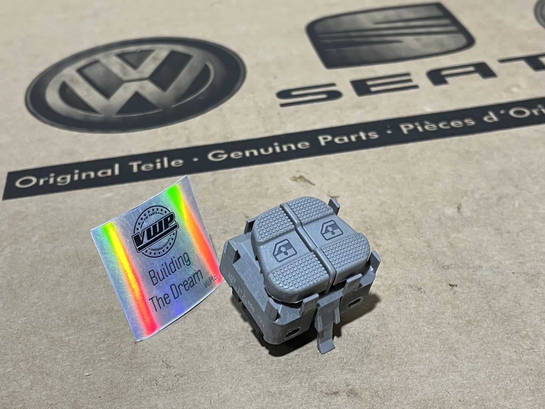 VW Golf MK3 Vento Front Drivers Electric Window Switch Beaver New ...