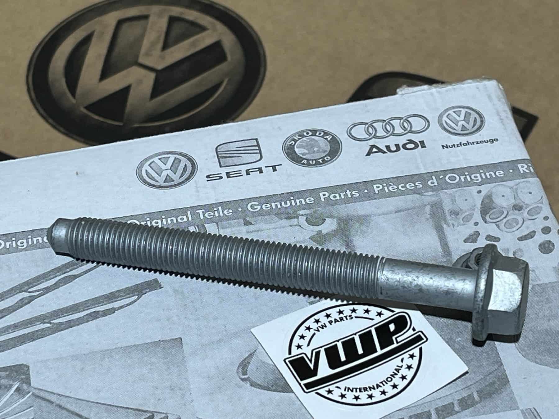 VW Caddy MK3 Rear Lower Shock Absorber to Leaf Spring Bolt and Nut New ...