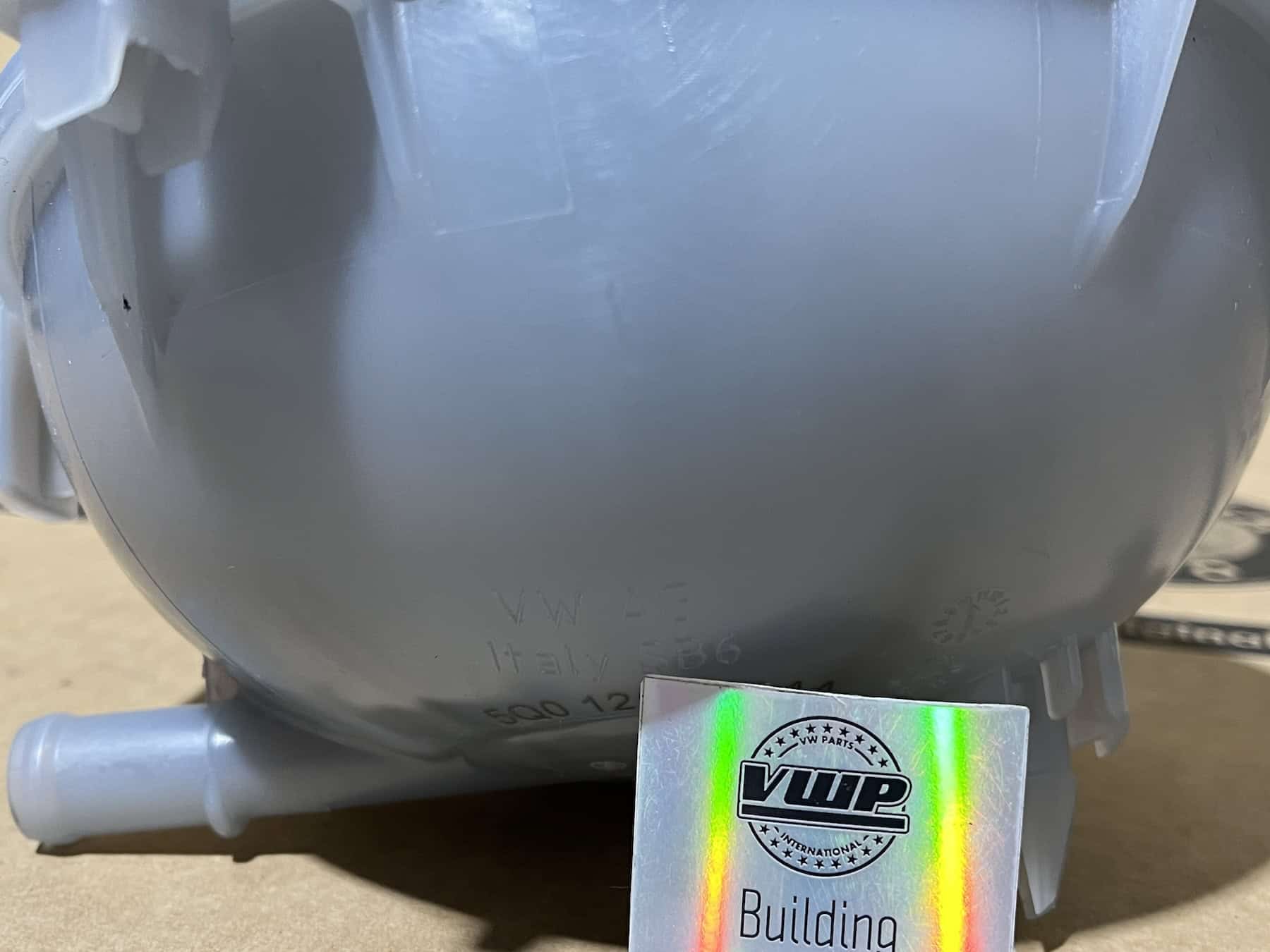 VW Golf MK7 MK7.5 GTI R TDI Coolant Bottle Black Cap Lid Connector Wire ...