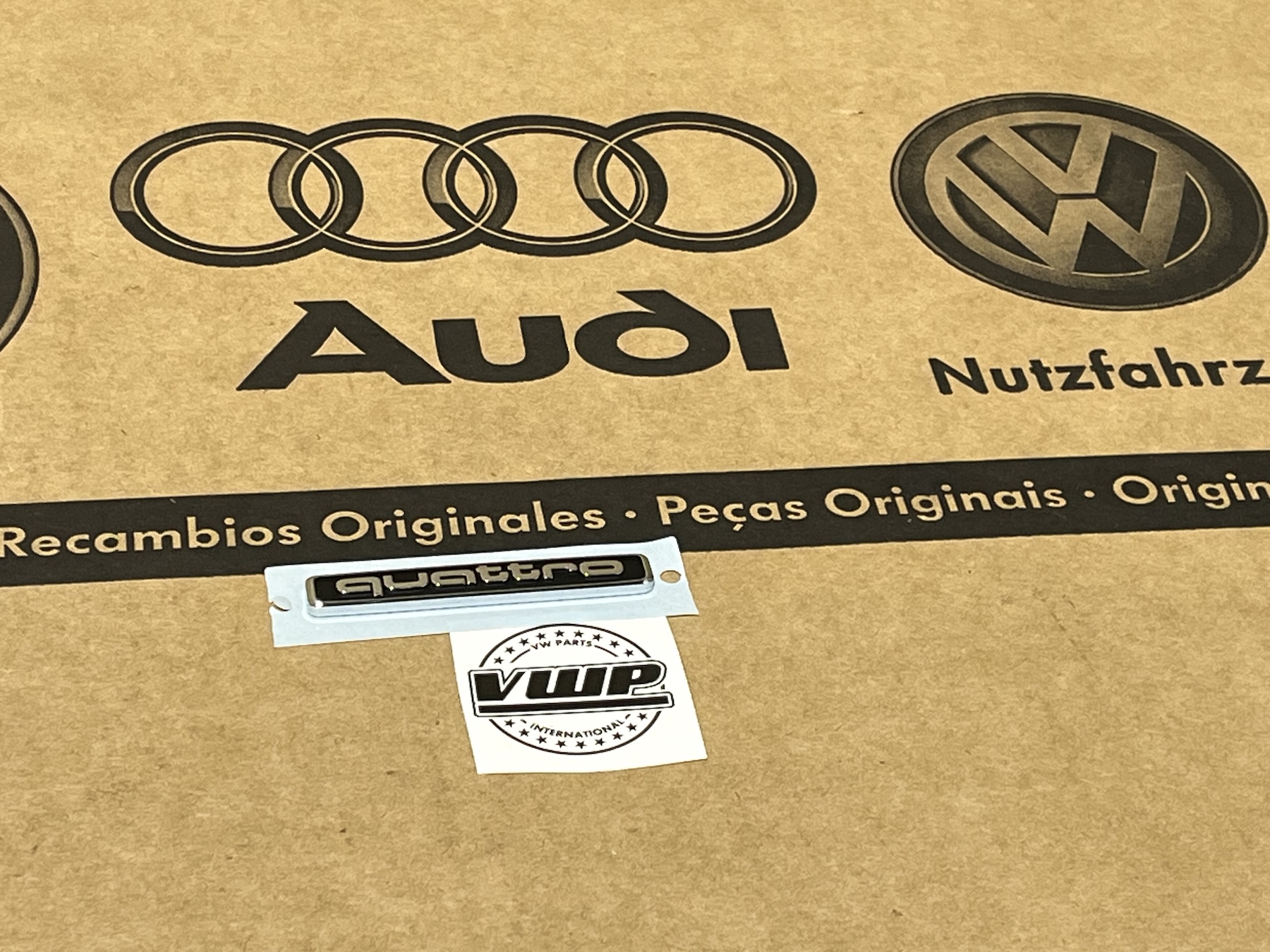 Audi A3 S3 8V Sportback Cabriolet quattro Rear Boot Badge Trunk Logo ...