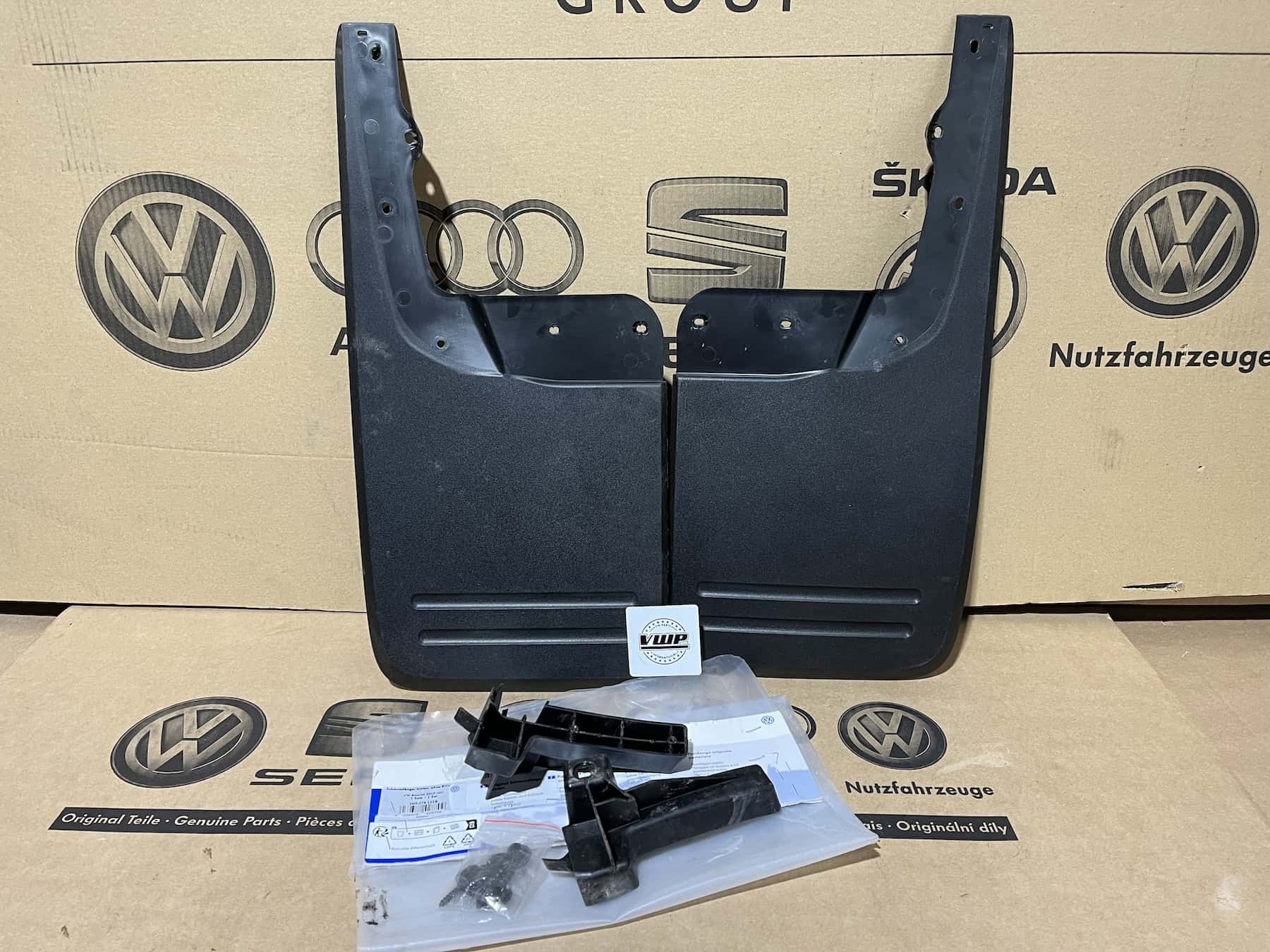 Genuine VW Amarok Mud Flaps Rear Without Wheel Housing Flaring OEM ...