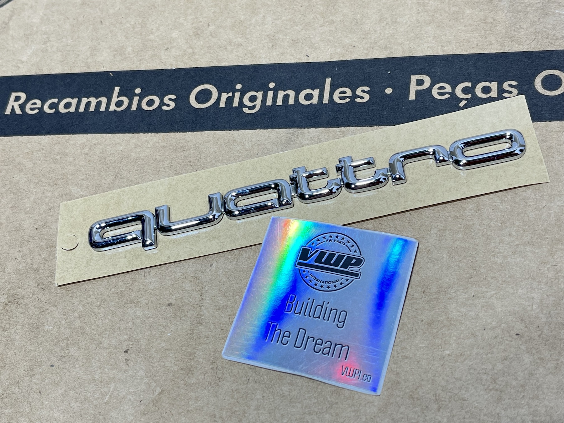 Audi V8 RS2 80 100 Coupe Rear Quattro Boot Badge Trunk Tailgate Logo ...