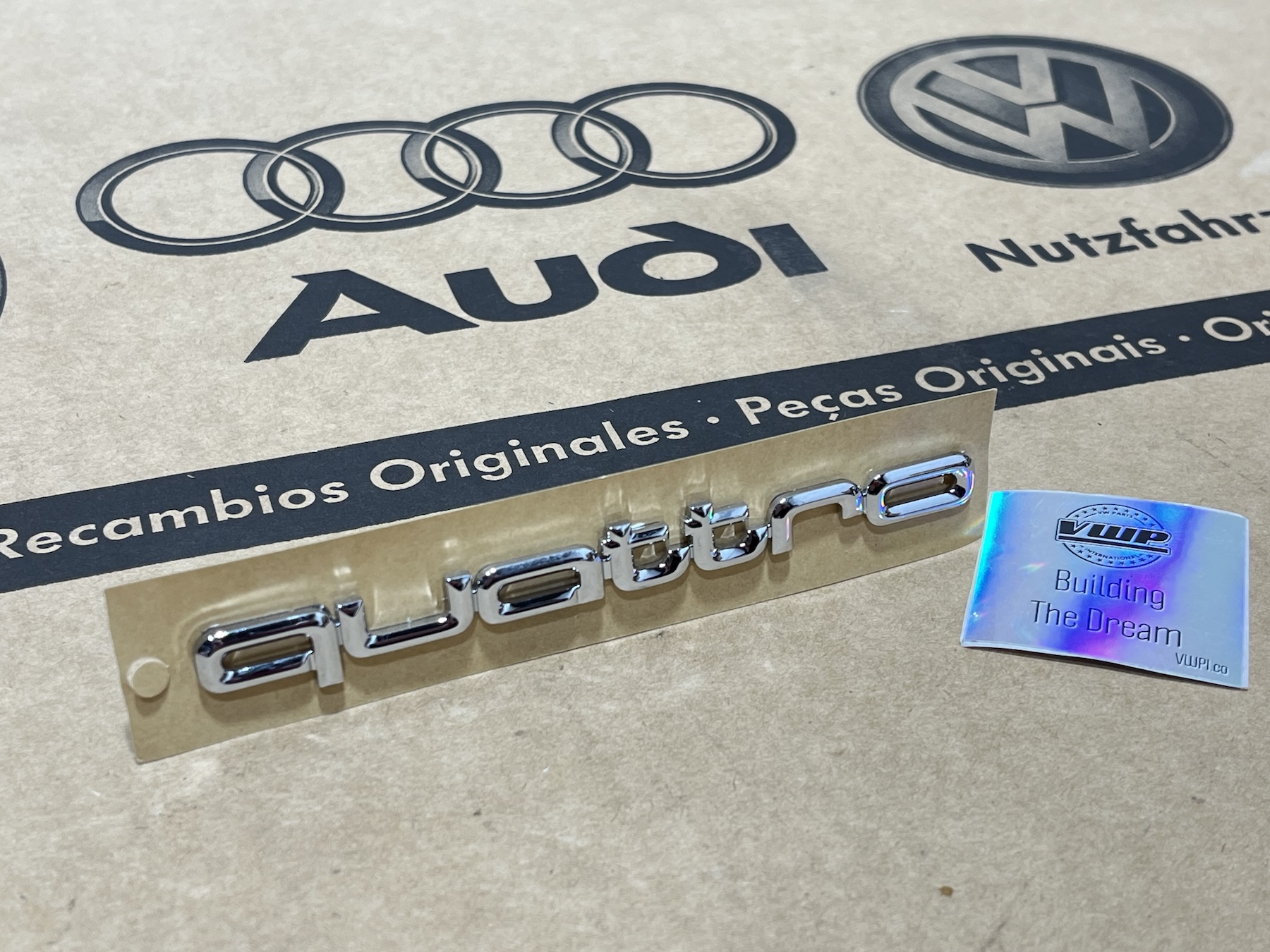 Audi V8 RS2 80 100 Coupe Rear Quattro Boot Badge Trunk Tailgate Logo ...